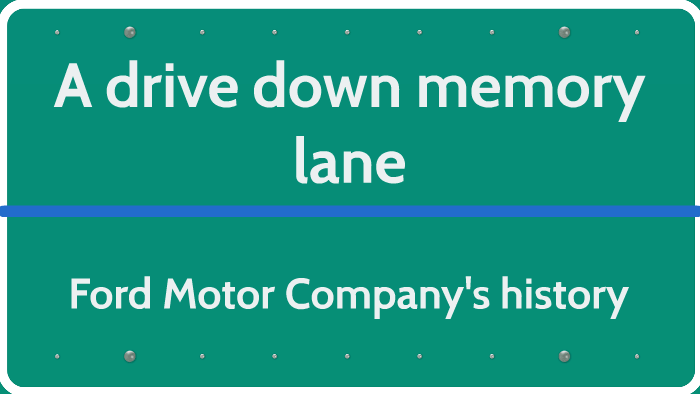 A drive down memory lane by ethan wynia on Prezi