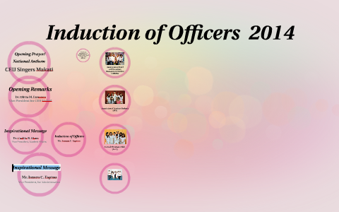 Induction of Officers by Vielka Vienne Dacquel on Prezi
