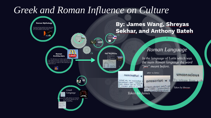 Greek and Roman Influence on Culture by Shreyas Sekhar on Prezi