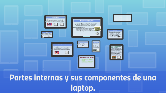 Partes internas, externas de una laptop y sus componentes. by Ana ...