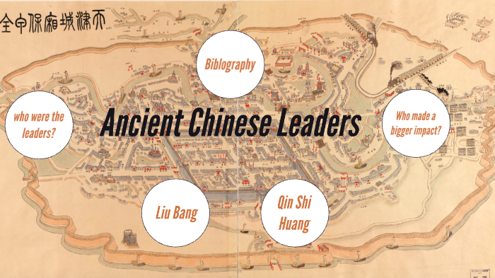 Ancient Chinese Leaders by Jada Stephens on Prezi