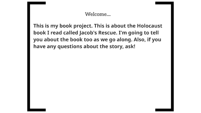 Maxwell's Jacob's Rescue by Jamie Cooper on Prezi