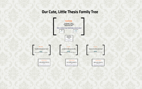 Our Cute Little Thesis Family Tree by Allison Hardman on Prezi