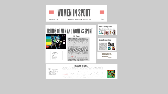 WOMEN IN SPORT by Izzy Rankin on Prezi