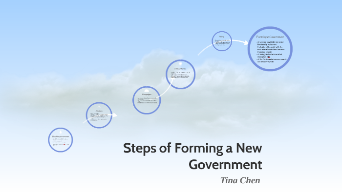 Steps of Forming a New Government by Tina Chen