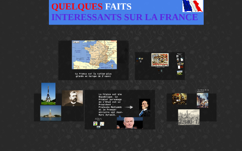 QUELQUES FAITS INTERESSANTS SUR LA FRANCE by on Prezi