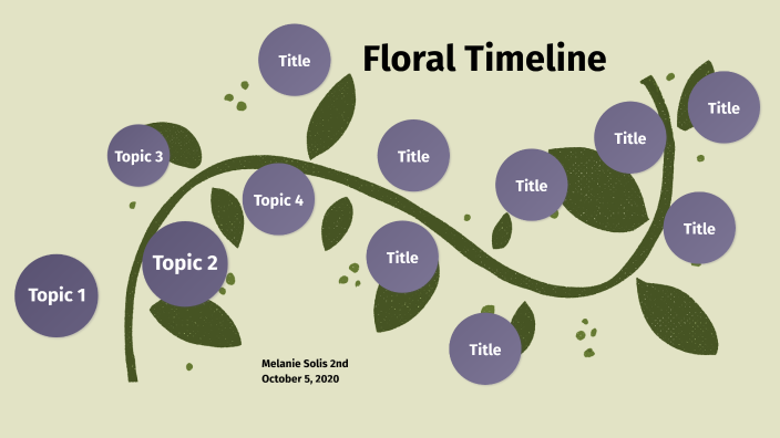 Floral Timeline by Melanie Solis on Prezi