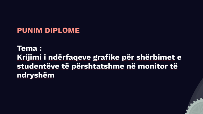 PUNIM DIPLOME by Taulant Gashi on Prezi