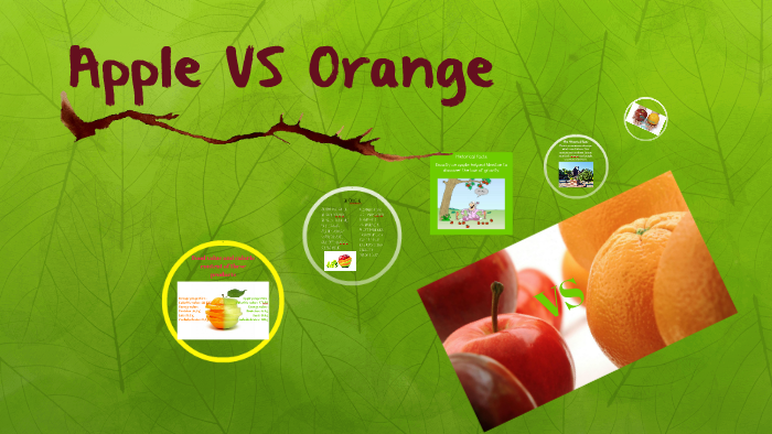 Apple VS Orange by Romanenko Dmitriy on Prezi