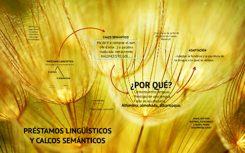 PRÉSTAMOS Y CALCOS LINGÜÍSTICOS by on Prezi