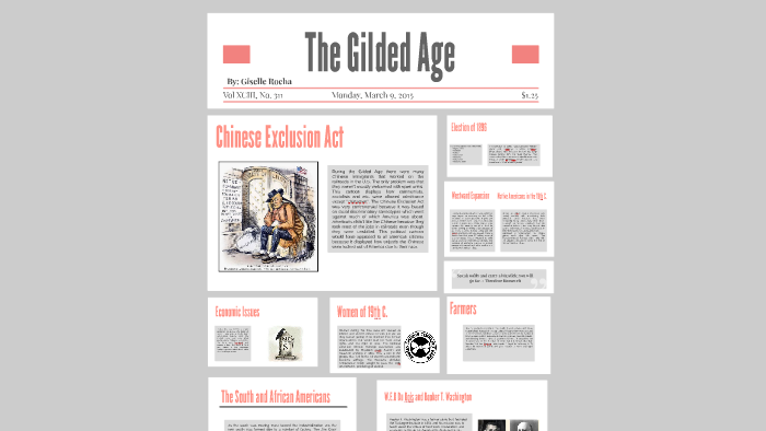 Gilded Age Newspaper Project Period 6 by Giselle Rocha on Prezi