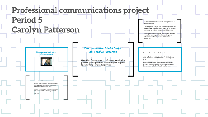communication model project by carolyn patterson on Prezi