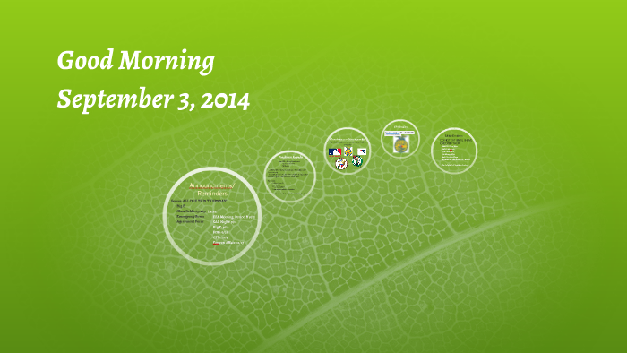 Good Morning by