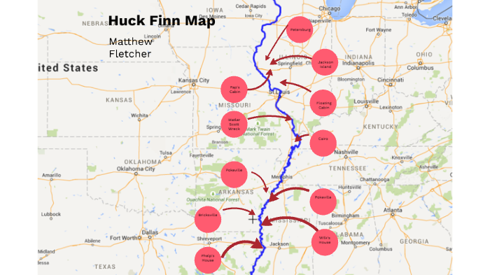 Huck Map by John Fletcher on Prezi