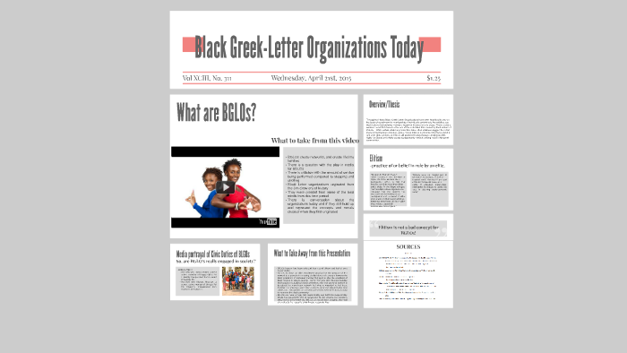 Black Greek-Letter Organizations Today by Haley Green on Prezi