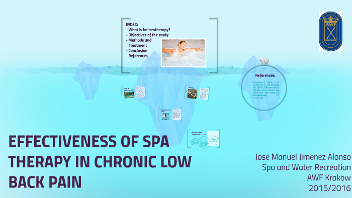 SPA THERAPY AND BALNEOTHERAPY FOR TREATING LOW BACK PAIN by Jose ...