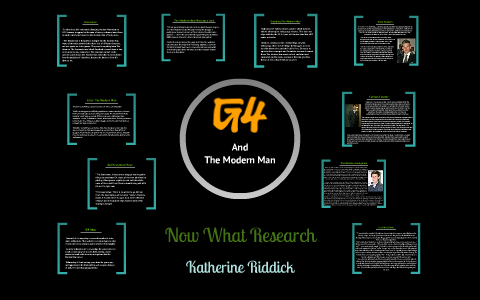 G4 and The Modern Man by Katherine Riddick on Prezi
