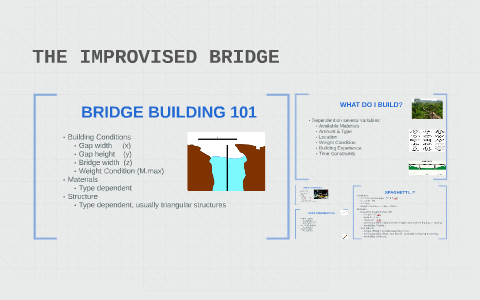 The Improvised Bridge by T Baas on Prezi