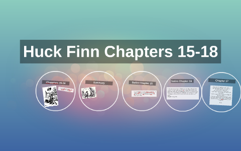 Huck Finn Chapters 15-18 by Kelly Prete on Prezi
