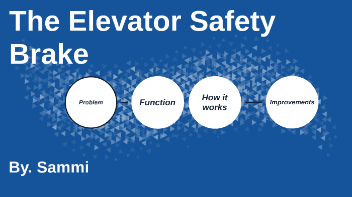 The Elevator safety brake by Samantha West