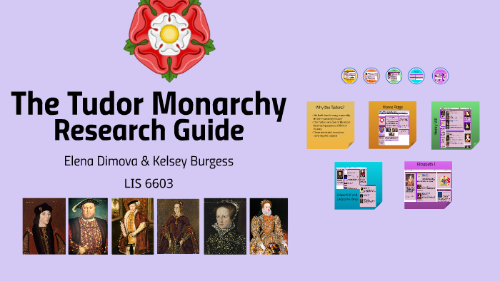 The Tudor Monarchy Research Guide by Kels B