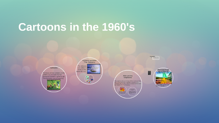 Cartoons in the 1960's by kendra markel