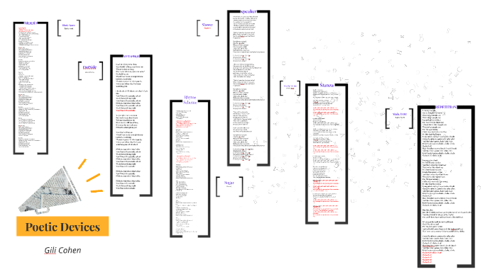 Poetic Devices Project by Gili C on Prezi