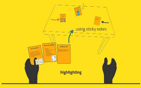 highlighting and using sticky notes by trevor fghcfghc on Prezi