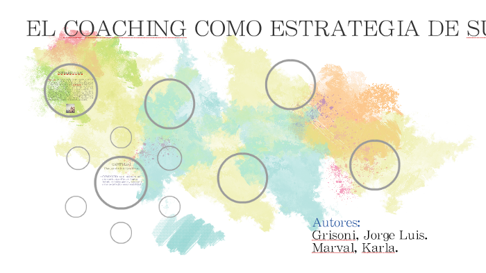 EL COACHING COMO ESTRATEGIA DE SUPERACION. by karla marval on Prezi