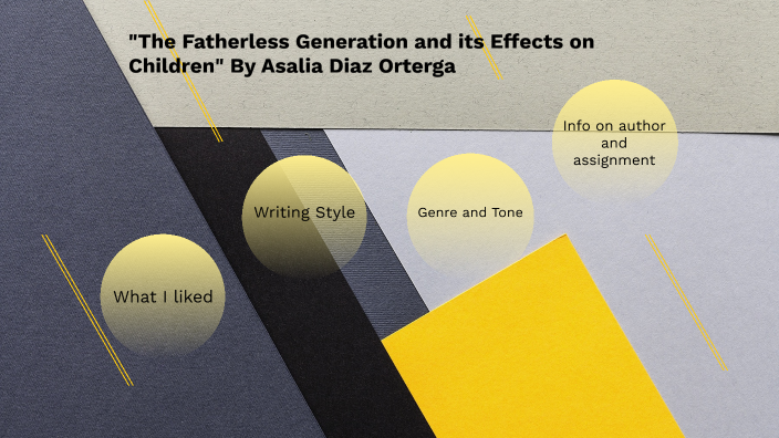 "The Fatherless Generation and its Effects on Children" by Adrian Joy ...