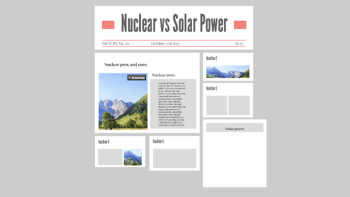 Nuclear vs Solar Power by Emily Re on Prezi