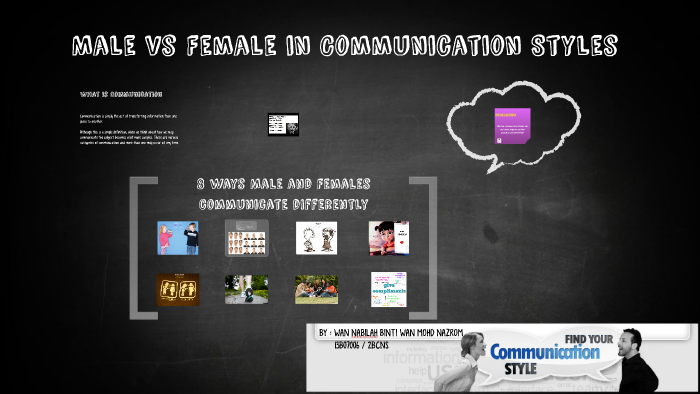 Differences in Male and Female Communication Styles by Nabilah Nazrom ...