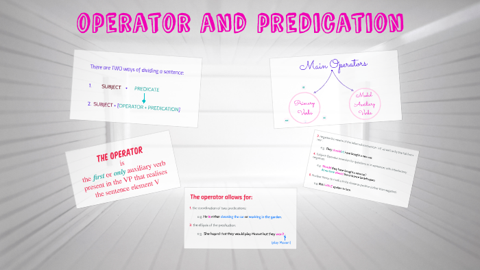 operator and predication by Pau Correnti on Prezi