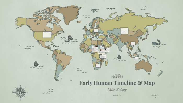 Early Human Timeline & Map by Kelsey Holtslander on Prezi