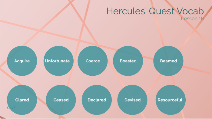 Hercules Quest Vocabulary by McKenna Obermier on Prezi