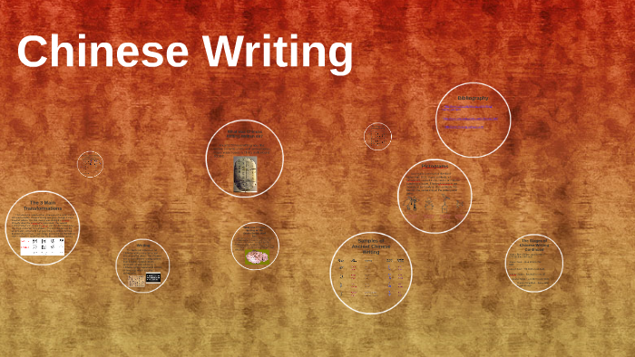 Chinese Writing by Erin Frisch on Prezi