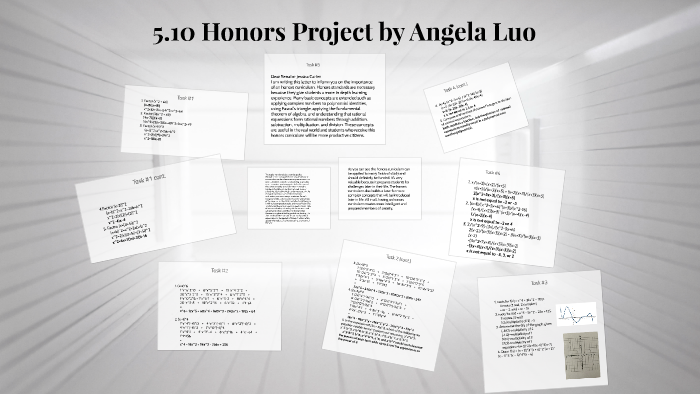 5.10 Honors Project by on Prezi