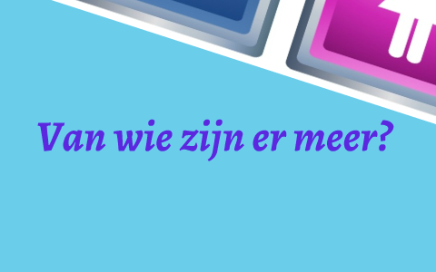van wie zijn er meer by kim koomen on Prezi