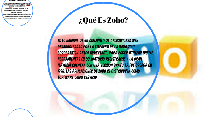 ¿Qué Es Zoho? by Natalia Thevening on Prezi