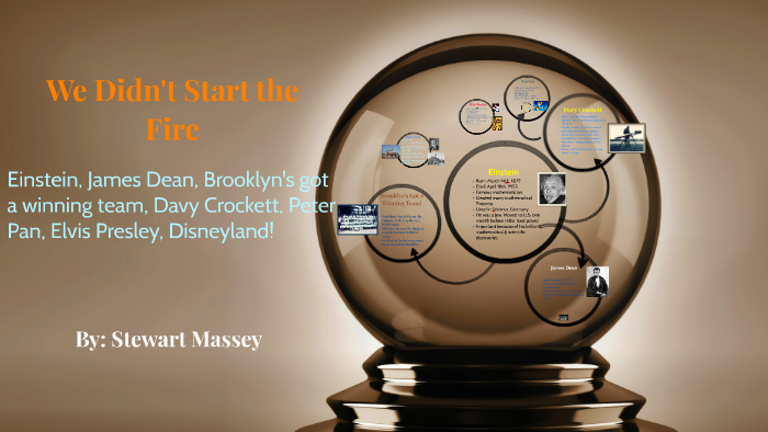 We Didn't Start the Fire by Stewart Massey on Prezi