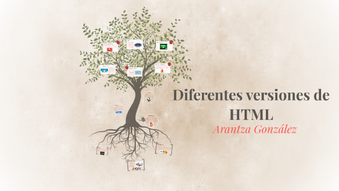 Diferentes versiones de HTML by Arantza González on Prezi