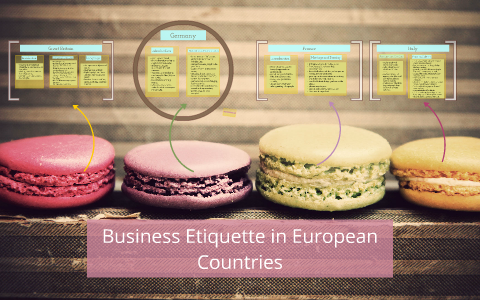 Business Etiquette in European Countries by Maryna Bukhtiiarova on Prezi