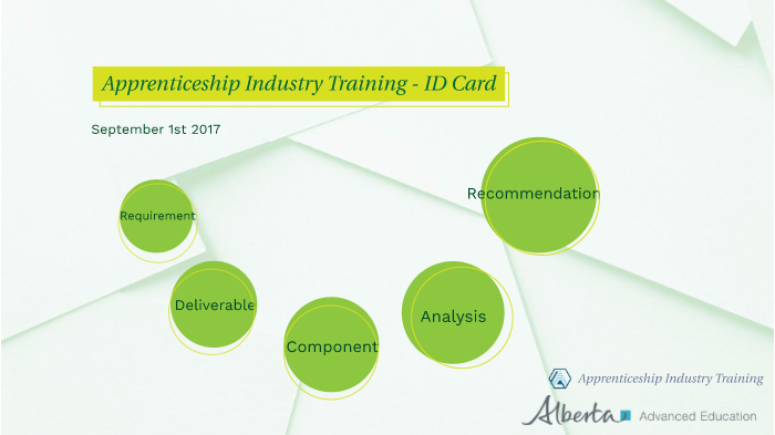 Apprenticeship Industry Training ID Cards by Andrew MacKenzie on Prezi