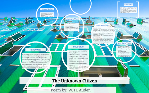 The Unknown Citizen by Darby Bittner on Prezi