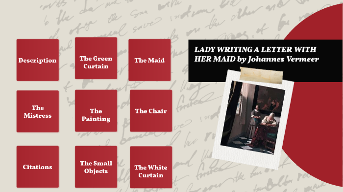 Lady Writing a Letter With Her Maid Analysis by Devin Wilkes by Devin ...