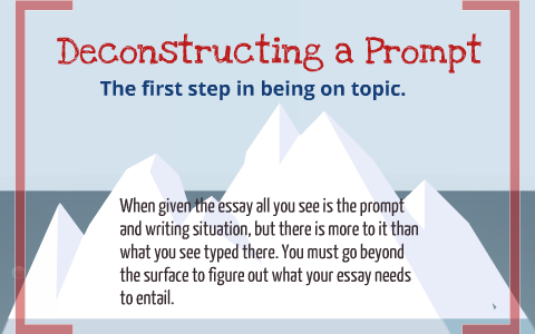 Deconstructing a Prompt by Angela Marie on Prezi