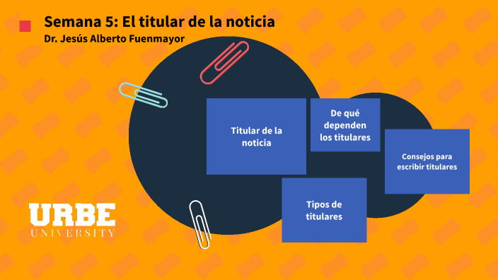 Semana 5: El titular de la noticia by JESUS FUENMAYOR on Prezi