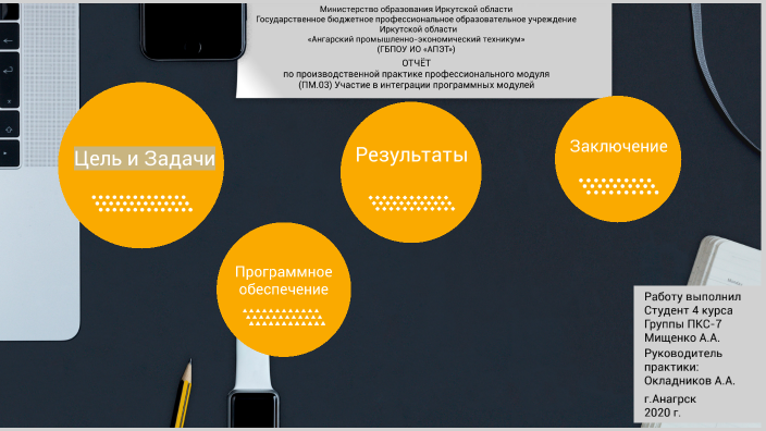 Производственная практика by Artem Mishchenko on Prezi