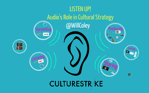 Listen Up: Audio's Role in Cultural Strategy by Will Coley