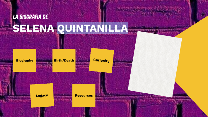 BIOGRAFIA SELENA QUINTANILLA by Giuliana Ortiz Romero on Prezi